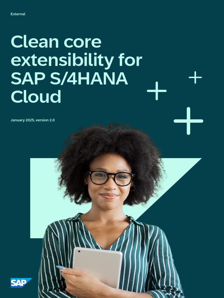 Clean Core Extensibility For Sap S 4hana Cloud Pdf Cloud