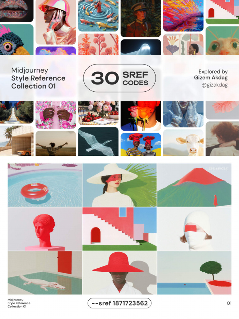 Gizem Akdag-Midjourney Sref Collection 01 | PDF