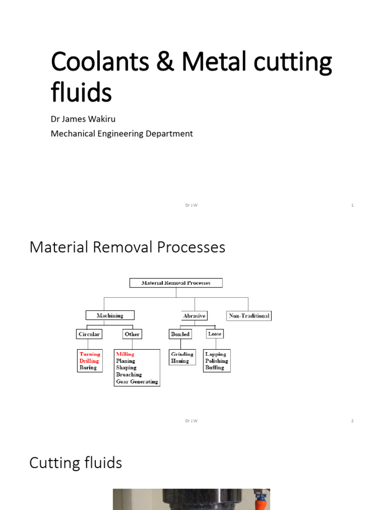 Lec7 - Cutting Fluids | PDF | Lubricant | Emulsion