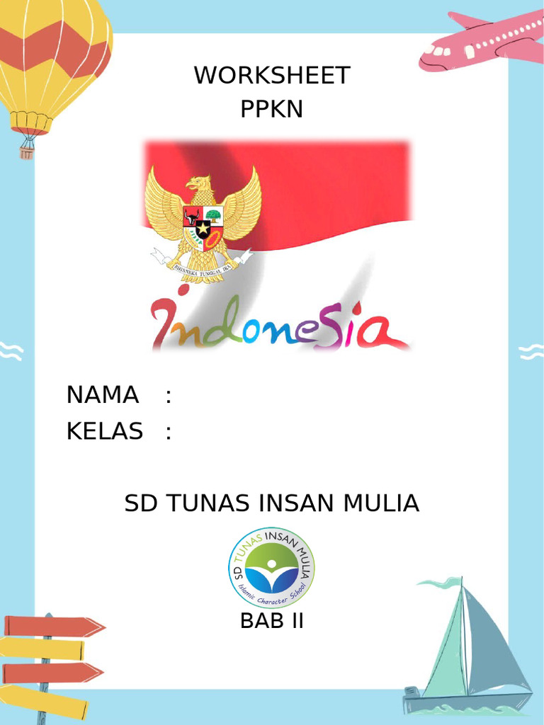 Worksheet PPKN | PDF