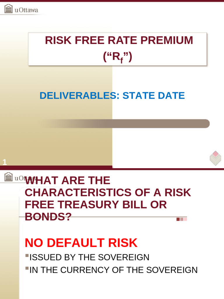 Canada Risk-Free Rate Insights | PDF | Discounted Cash Flow | Yield ...