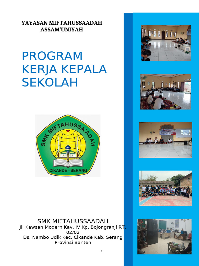 Program-Kerja-Kepala-Sekolah | PDF