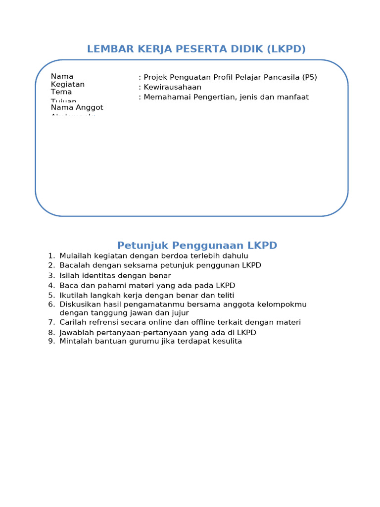 LKPD 3 Umkm Kamis 17 Nov | PDF