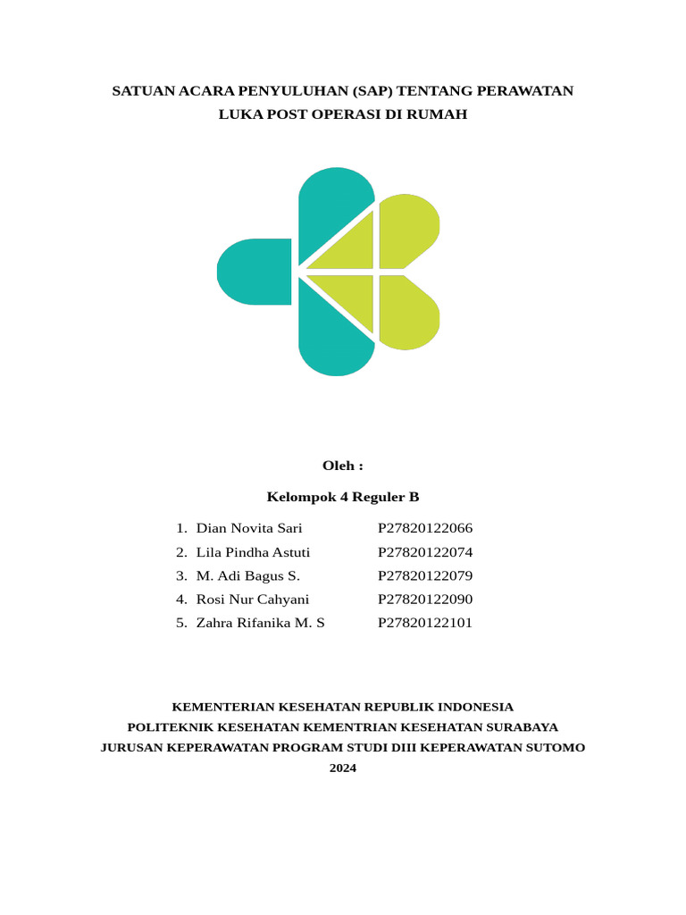 SAP Perawatan Luka Post Op | PDF
