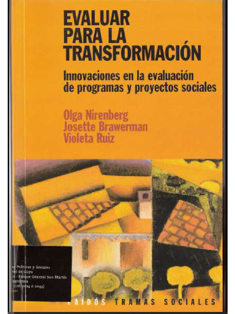 Evaluar para La Transformación. Innovaciones en La Evaluación de ...