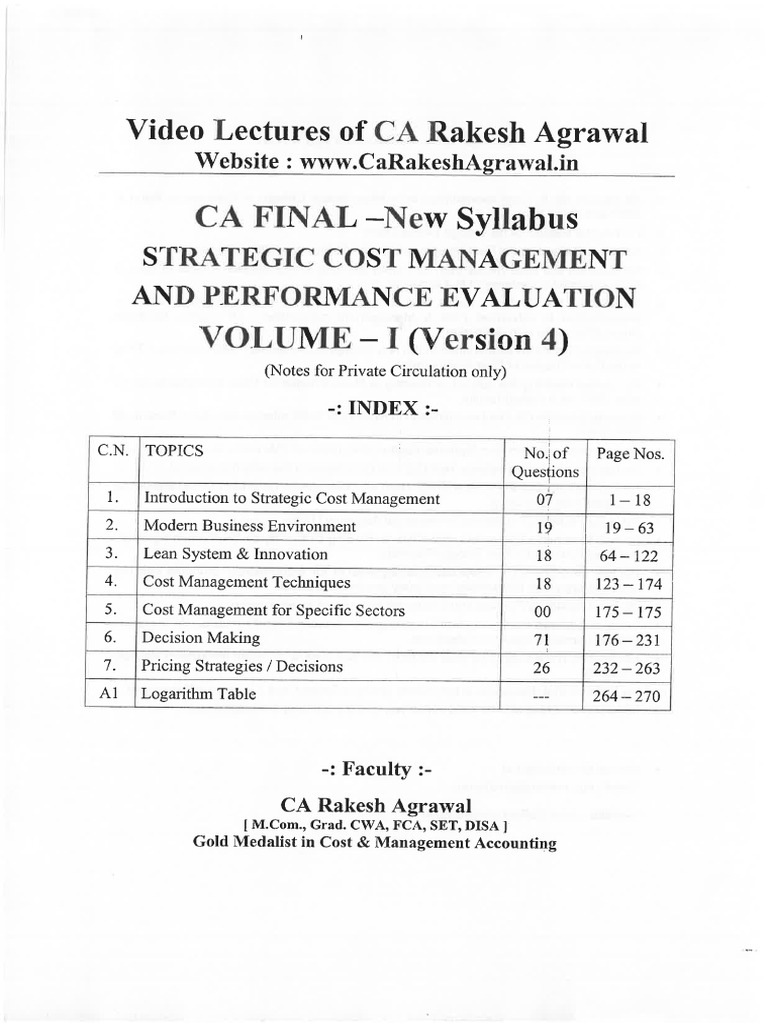 SCM&PE - Version 4 - Volume I - 278 Pages | PDF