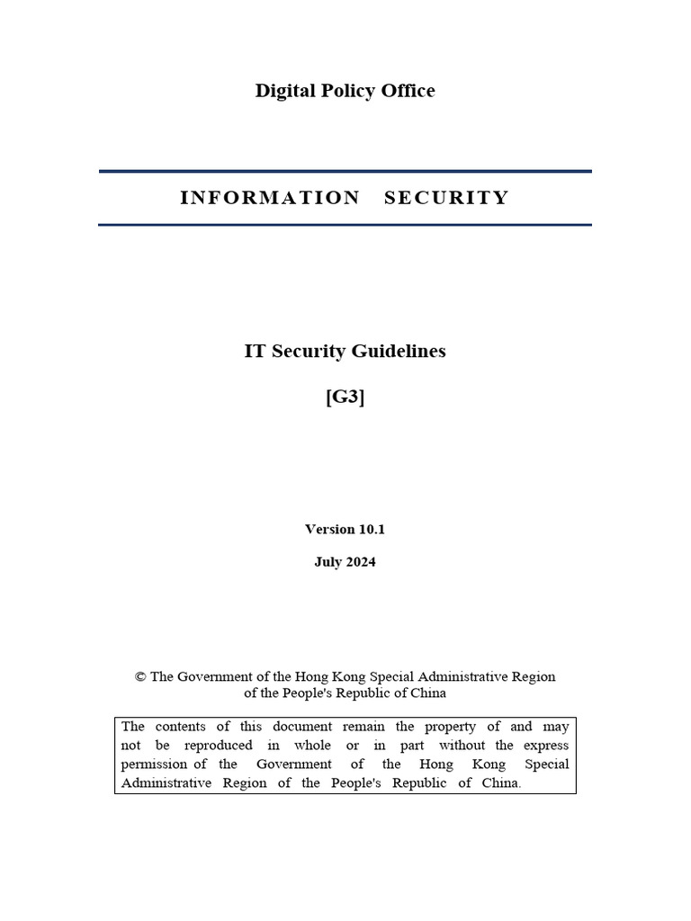 Digital Policy Office: July 2024 | PDF | Security | Computer Security