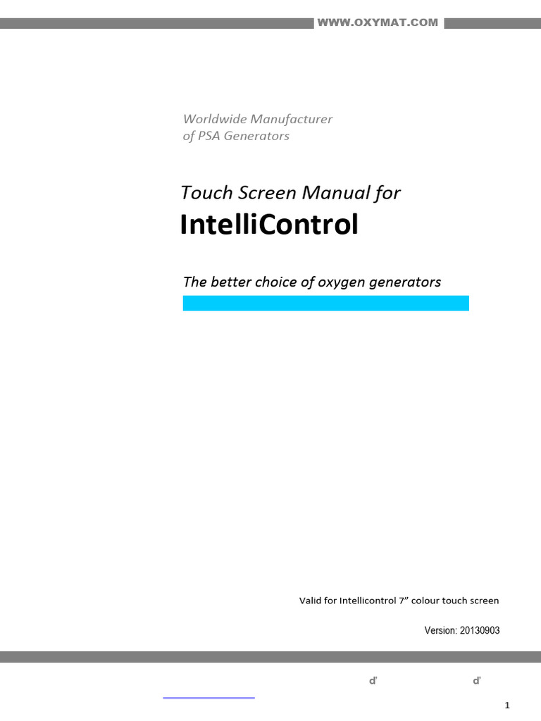 IntelliControl Touch Screen Manual | PDF | Humidity