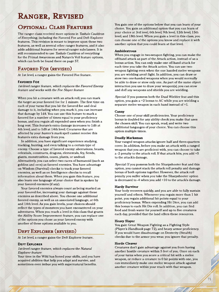 Revised Ranger | PDF