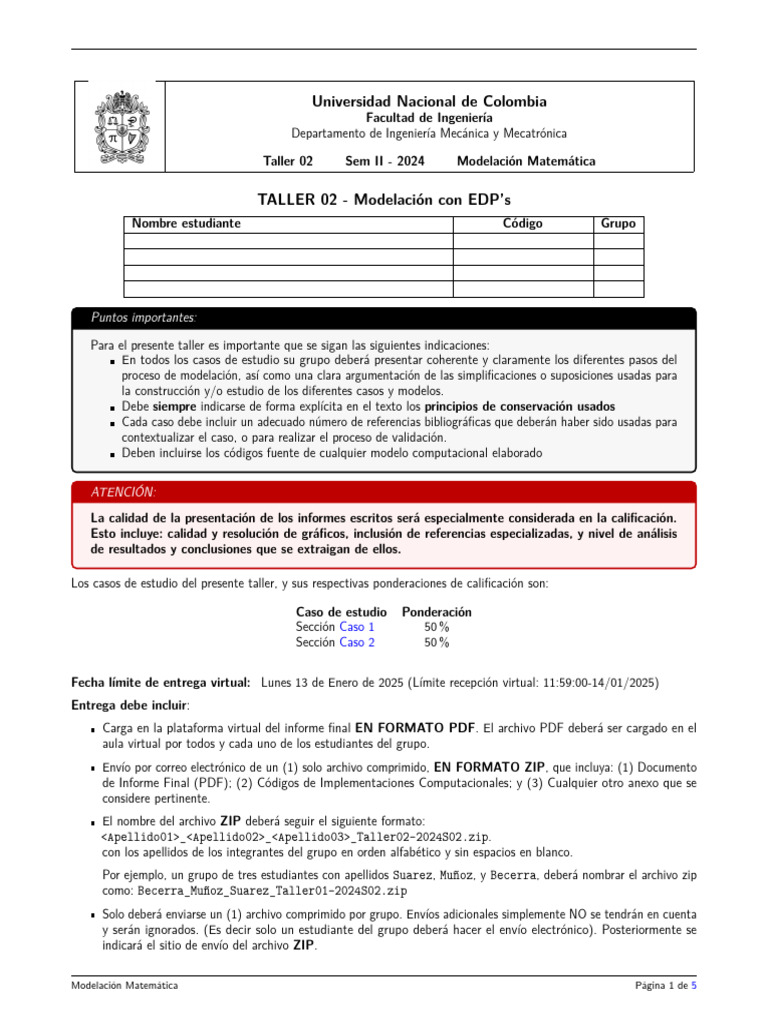 ModMat Taller02 2024 Sem02 | PDF | Ecuaciones | Zip (formato de archivo)