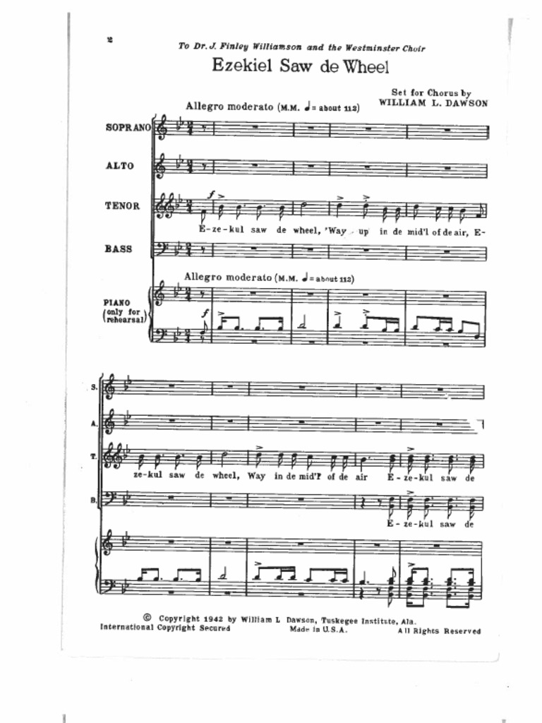 12 Ezekiel Saw de Wheel - William L Dawson | PDF