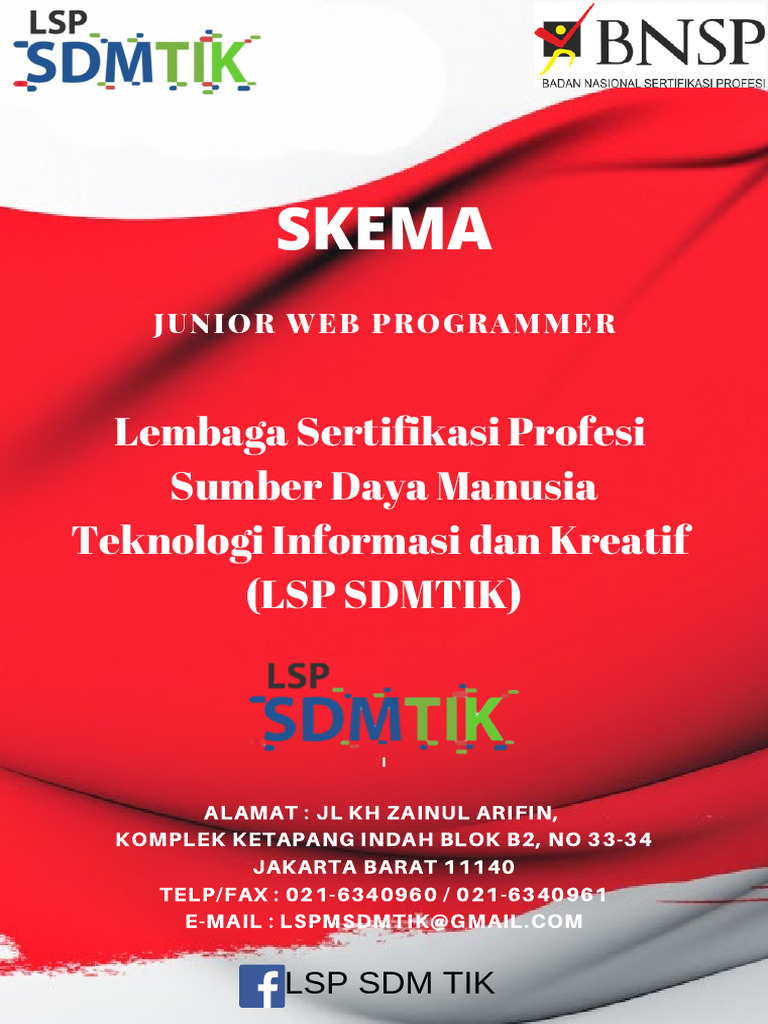 13-Skema Web Programmer Junior -LSP SDM TIK | PDF