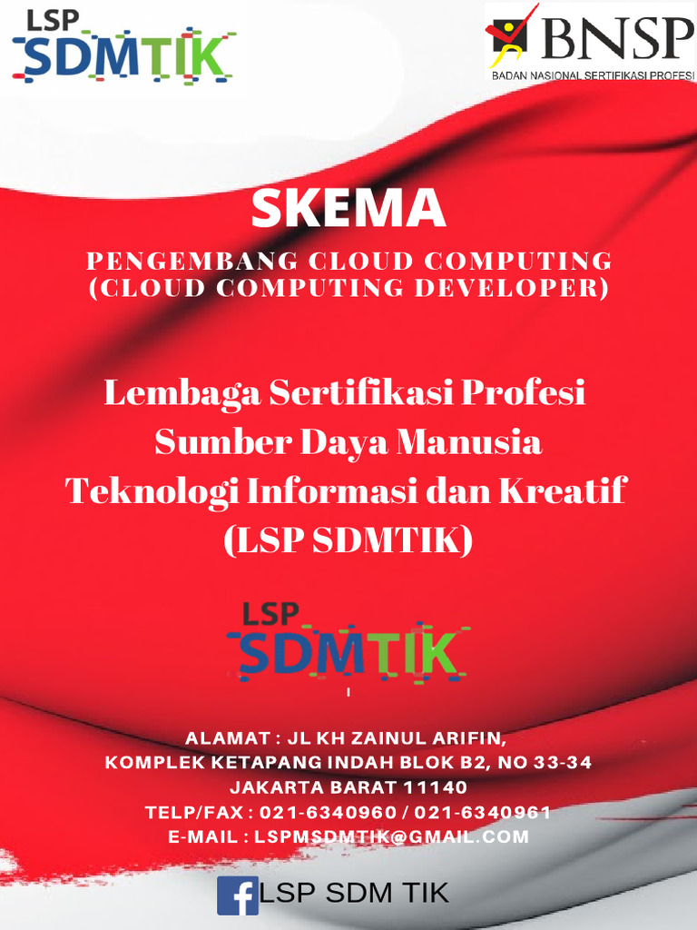 7-Skema Pengembang Cloud Computing - LSP SDM TIK | PDF