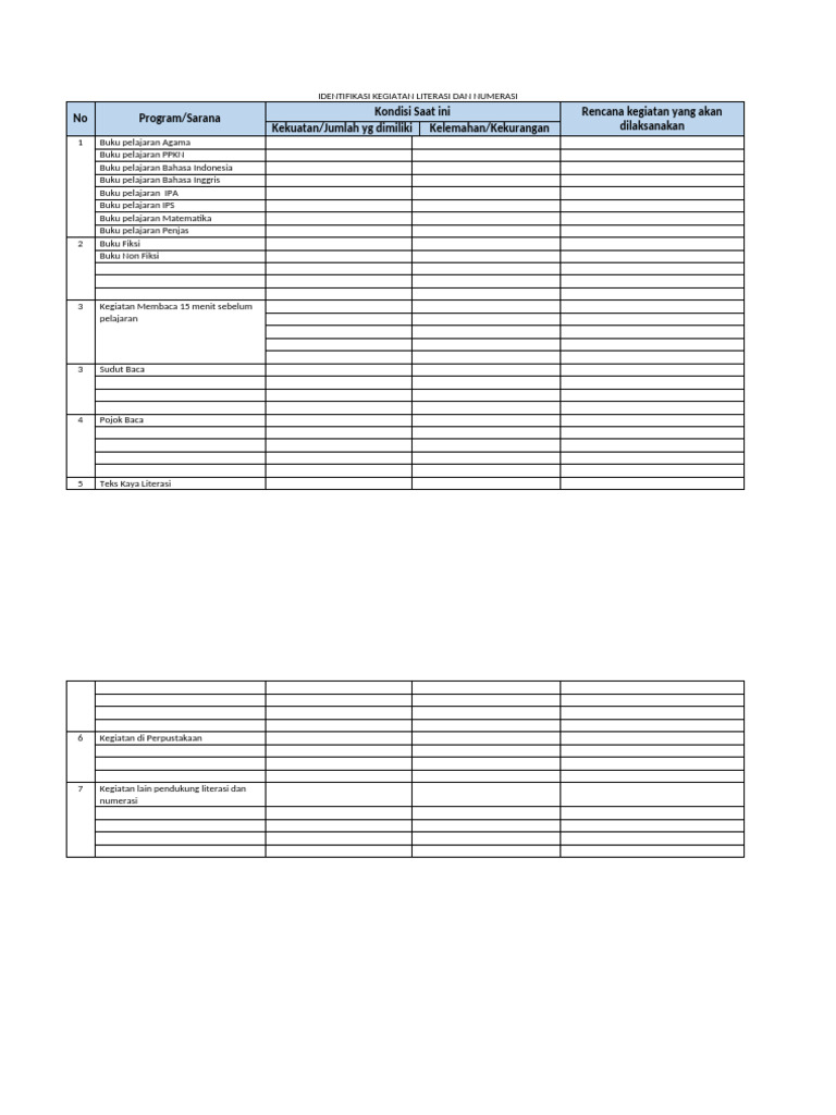 Lembar Kerja LITNUM | PDF