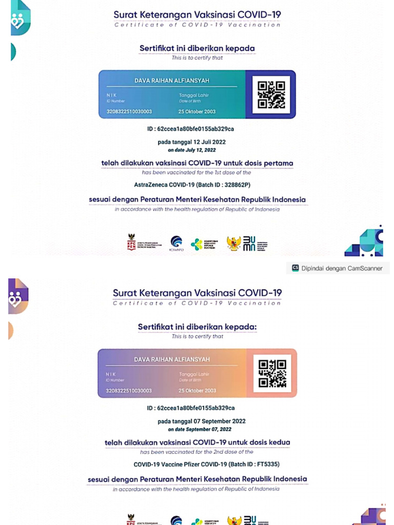 Vaksin 1, 2, 3 | PDF