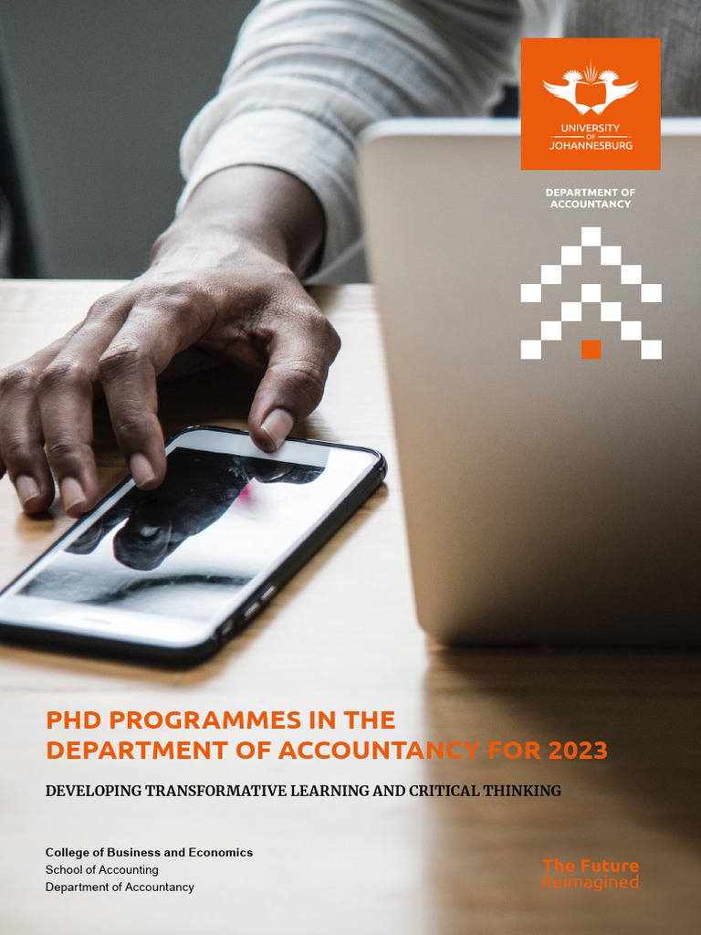 cbe-accountancy-phd-brochure | PDF | Academic Degree | Doctor Of Philosophy
