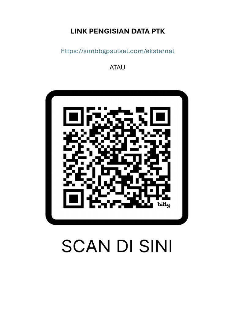 QR pengisian link | PDF