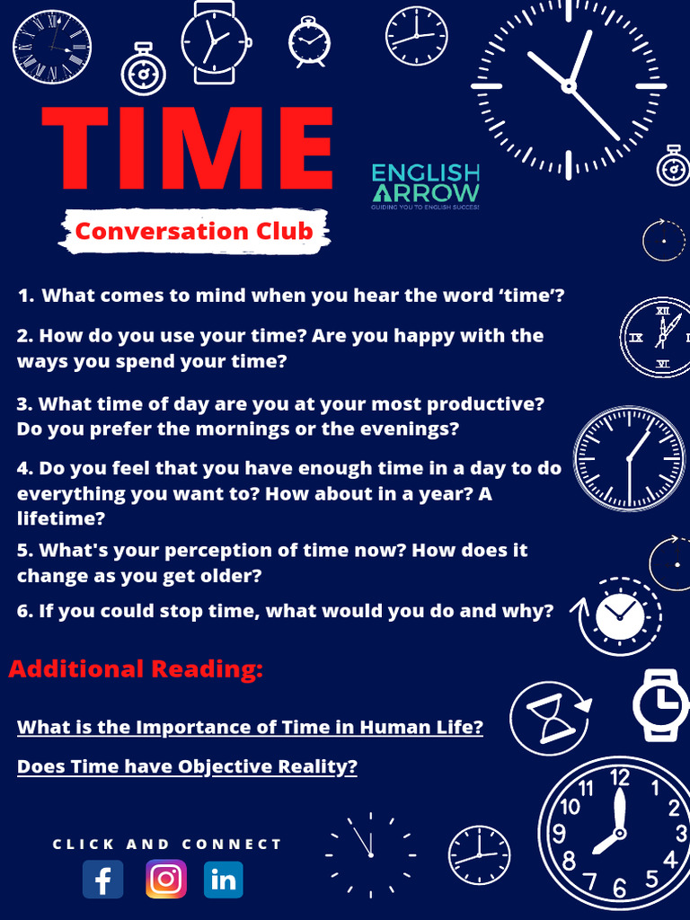 Time Conversation Club Pdf