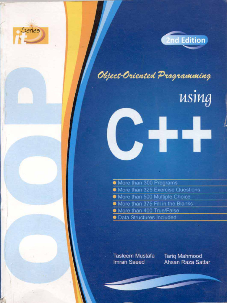Object Oriented Programming Oop Using C Freebookspk Pdf 4648