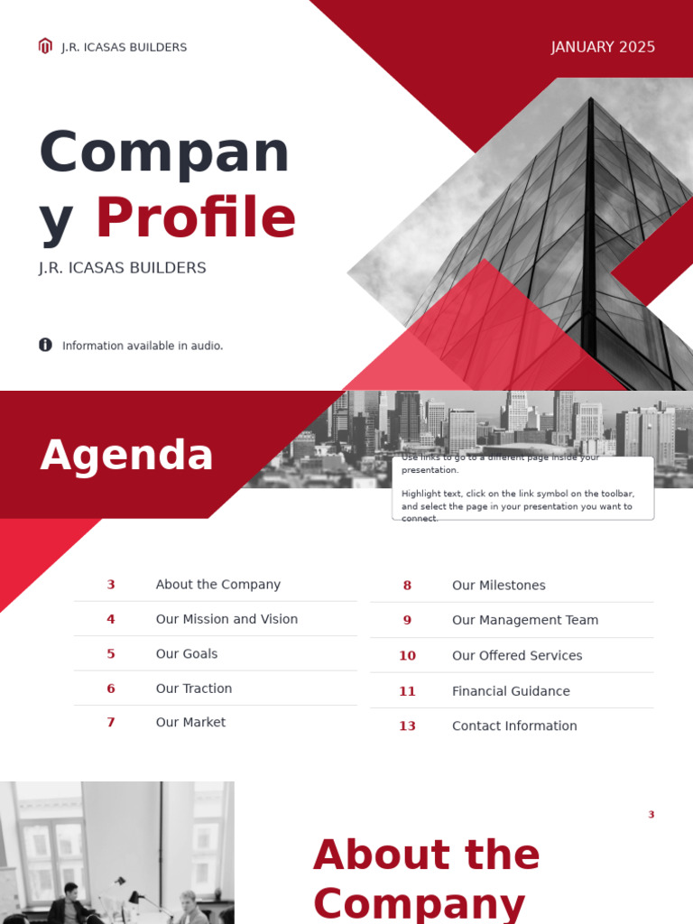 J.R. Icasas Builders Overview | PDF