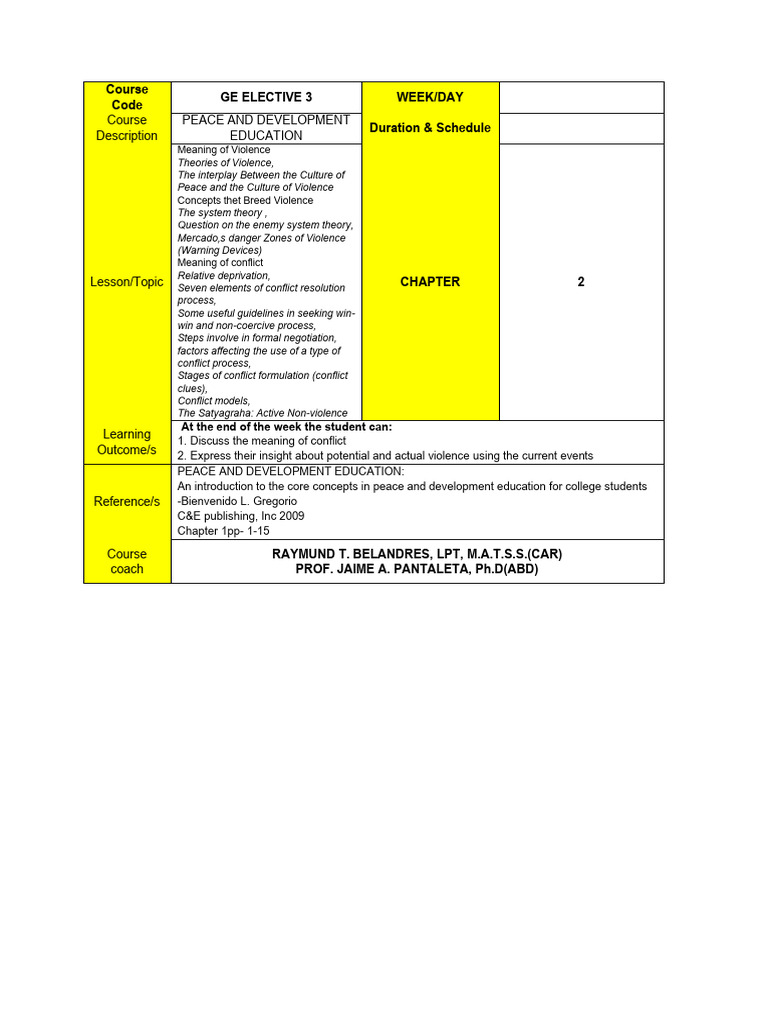 module_2 | PDF | Conflict Resolution | Violence