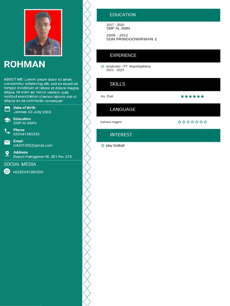 CV. Rohman (1) | PDF