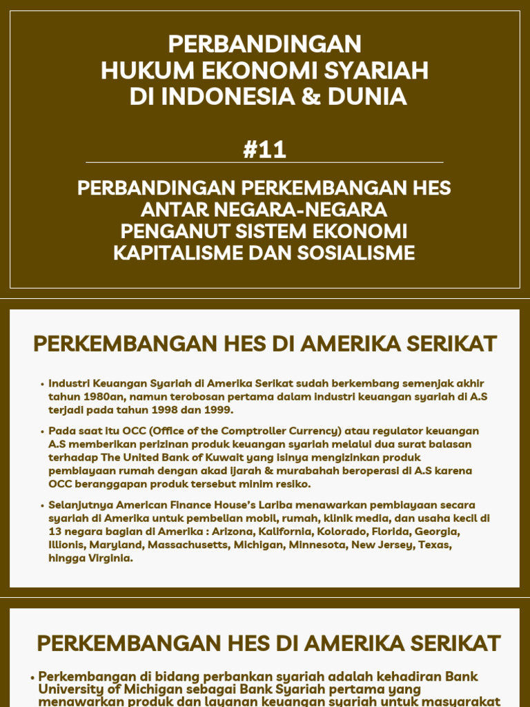 #11 Perbandingan HES Indonesia & Dunia | PDF