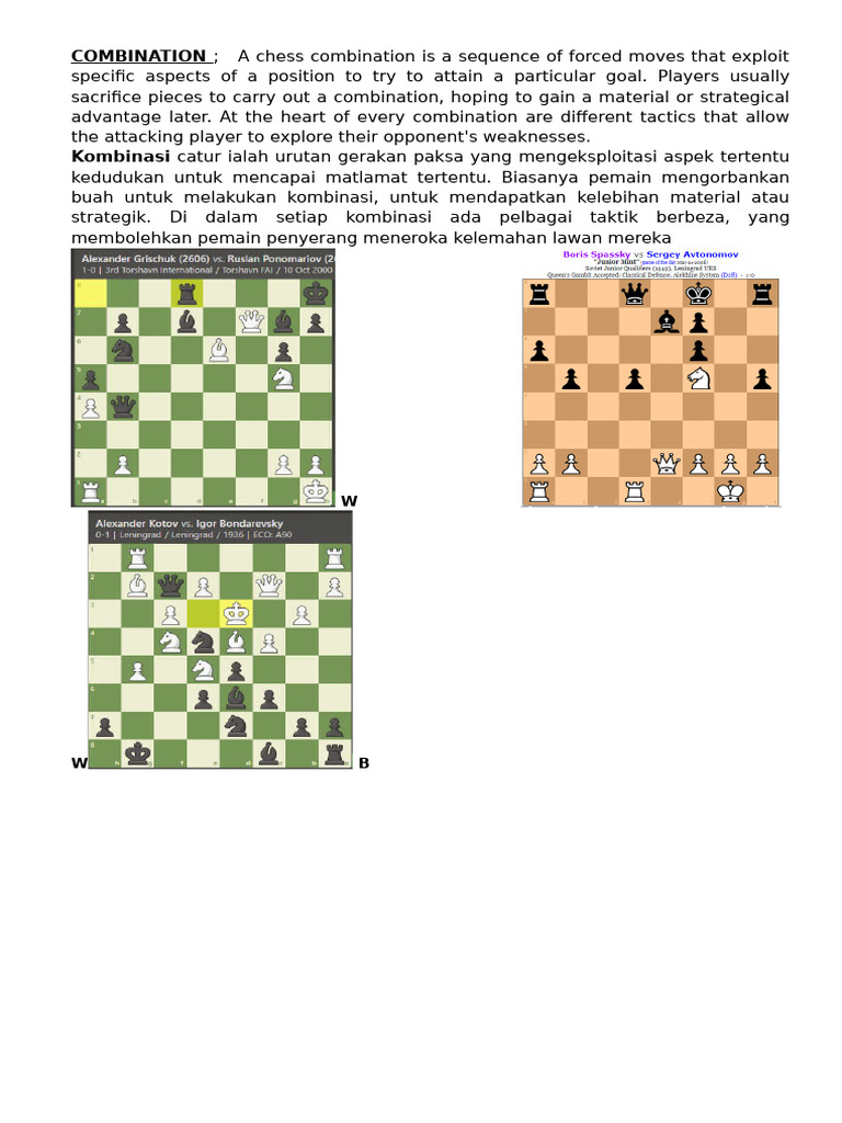 Chess_Combinations | PDF
