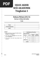 Contoh Soalan UASA BM T3 | PDF