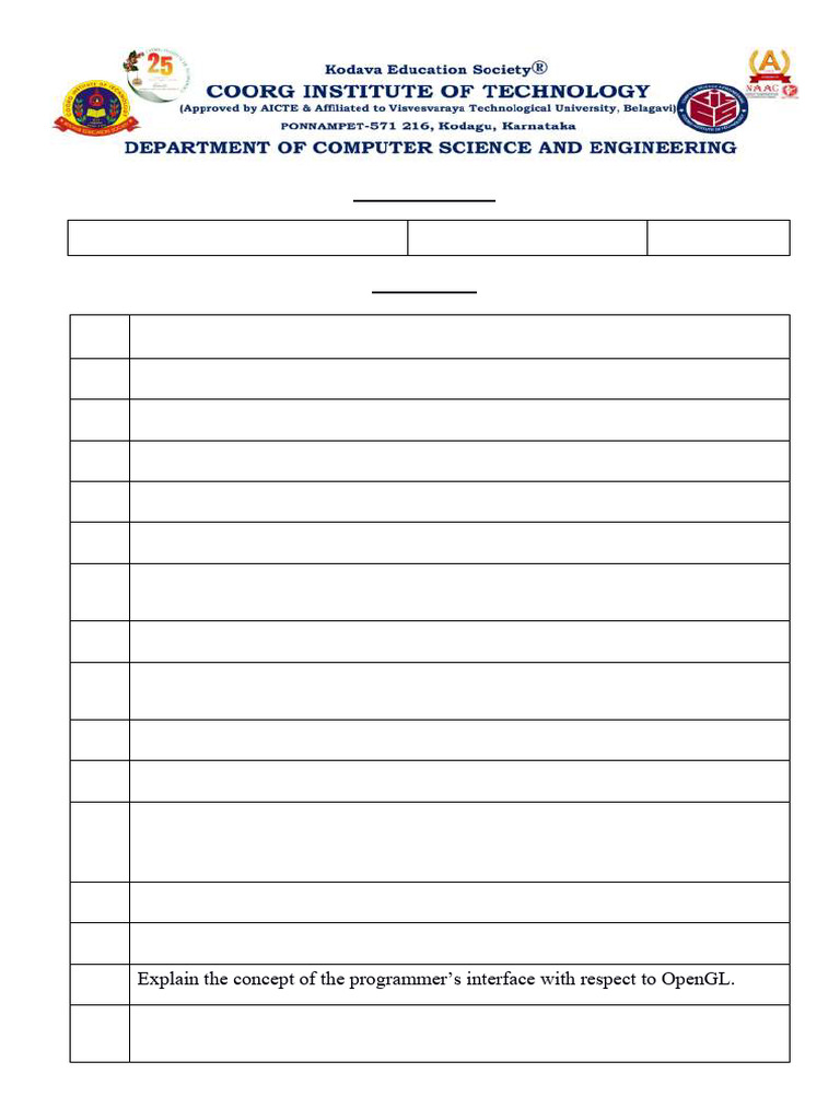 CG 2022_question_bank[1]all mod | PDF | 2 D Computer Graphics | Computer Graphics