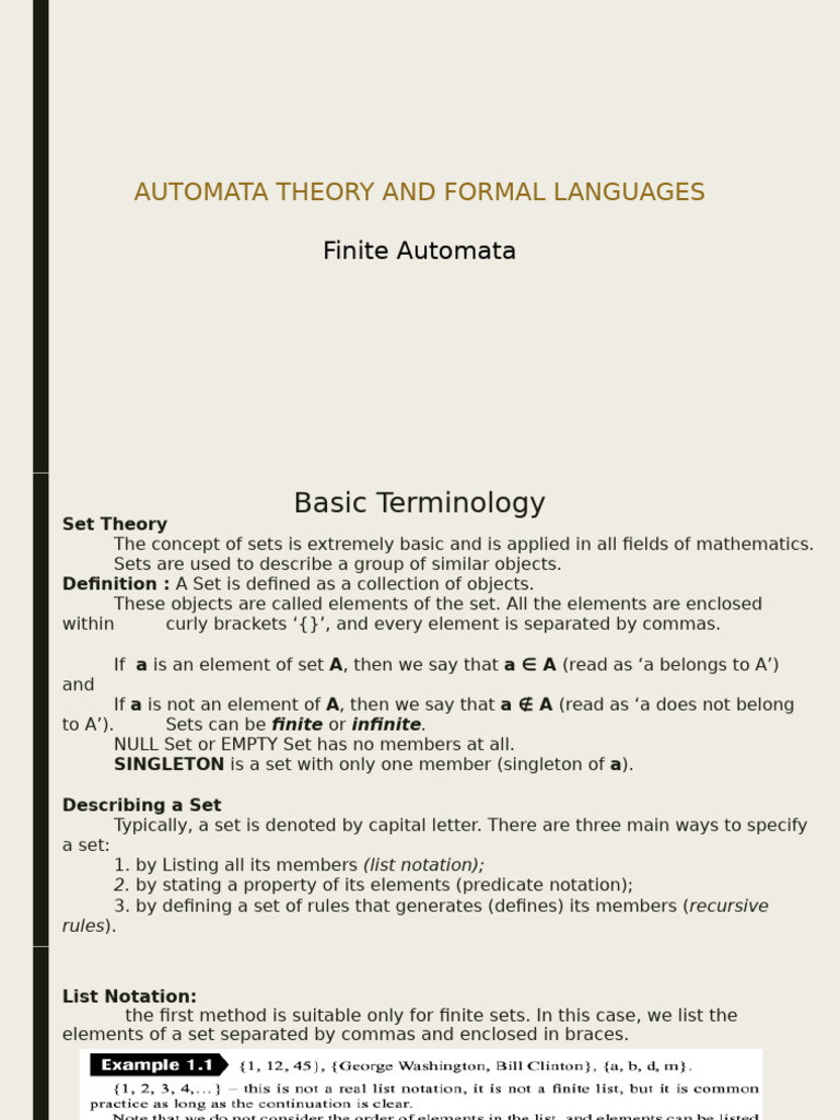 Unit 2 Finite Automata | PDF | Set (Mathematics) | Vertex (Graph Theory)