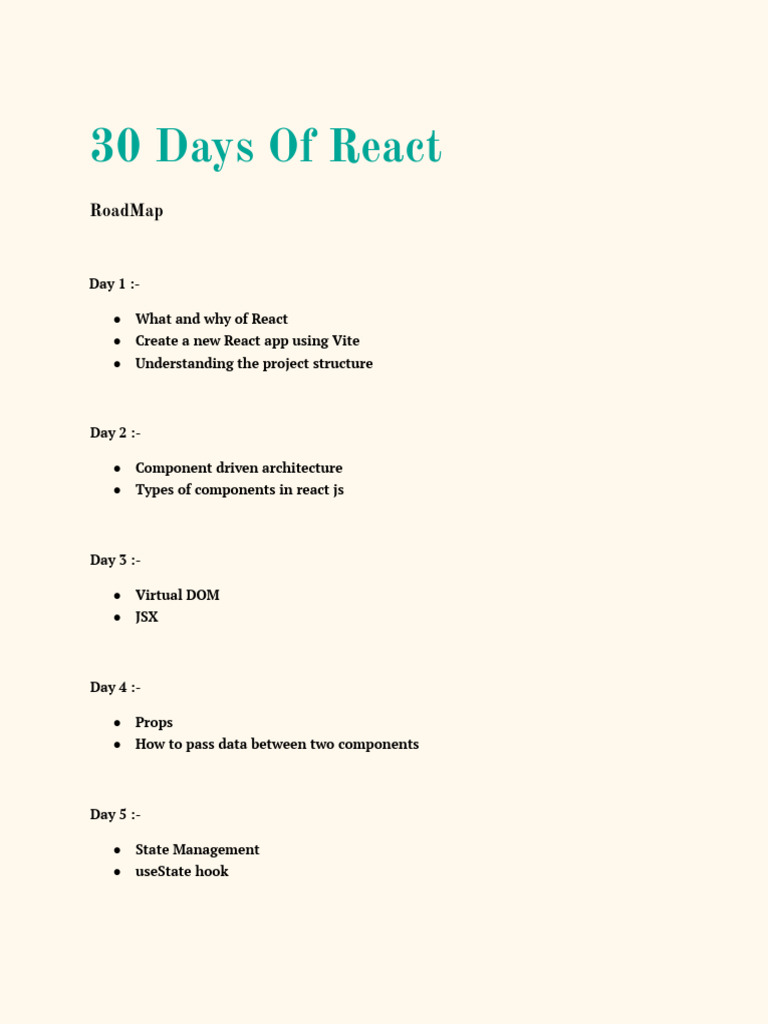React Roadmap | PDF
