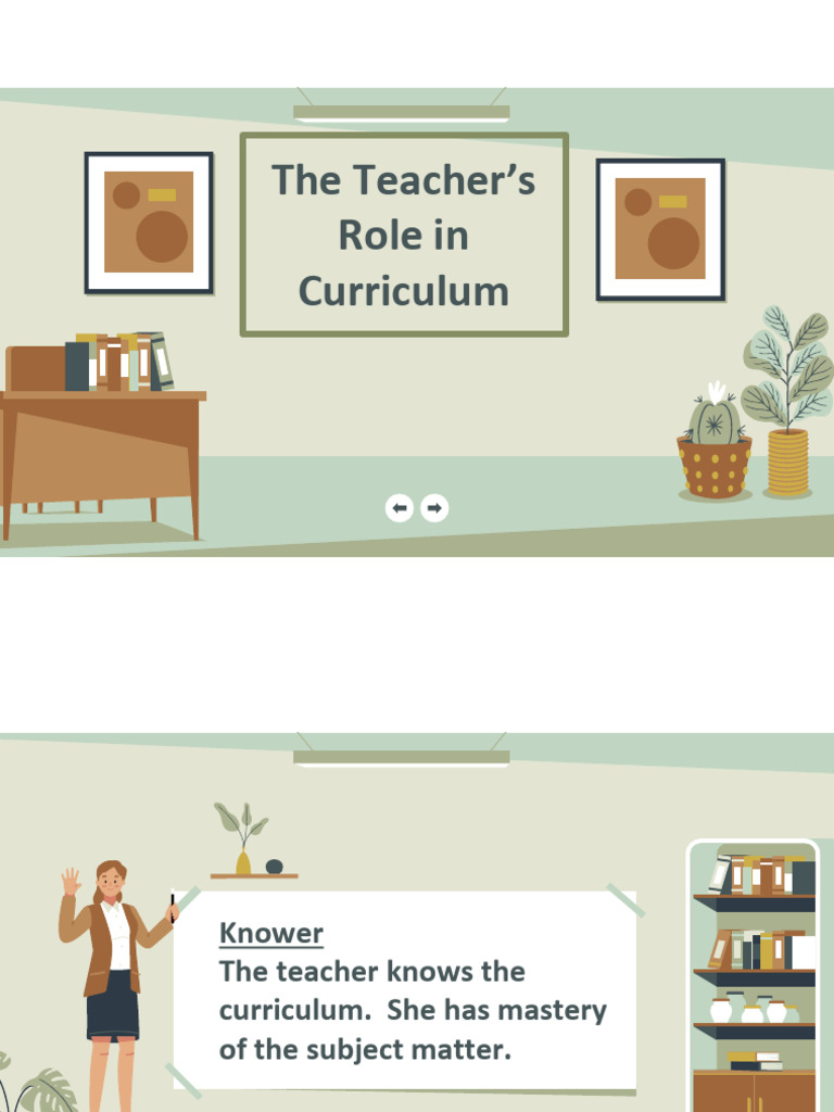 Teacher As Curricularist | PDF