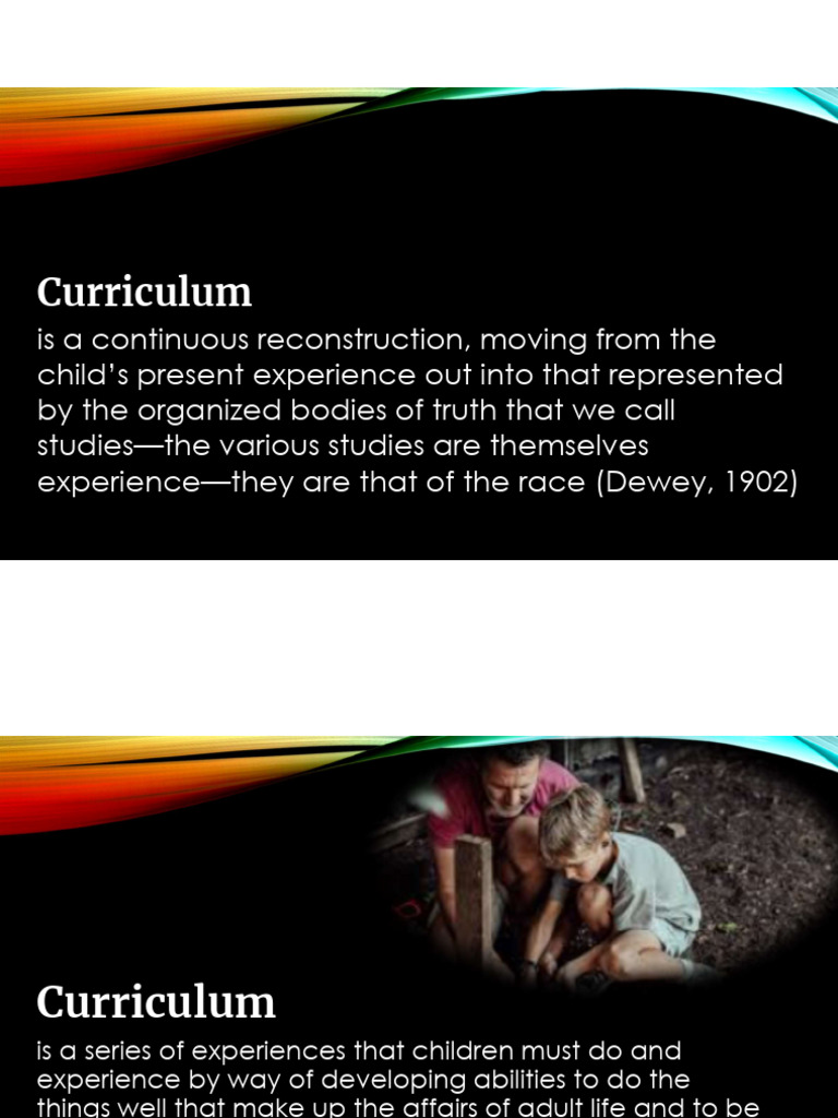 Definitions of Curriculum | PDF