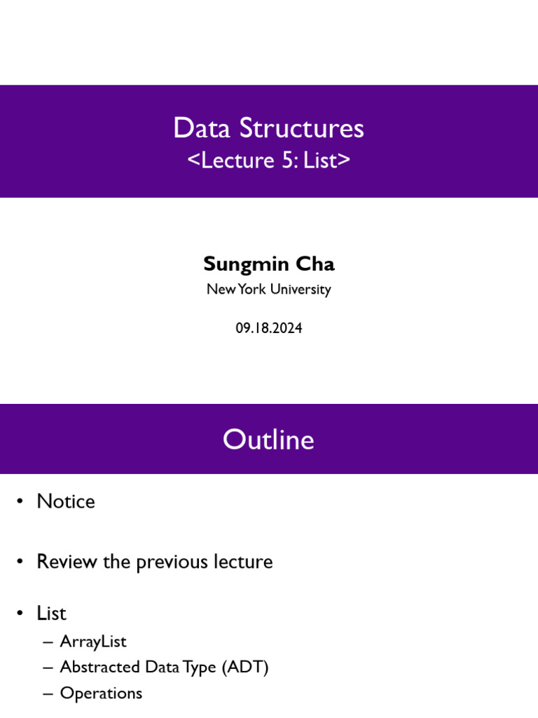 5list | PDF | Recursion | Interface (Computing)