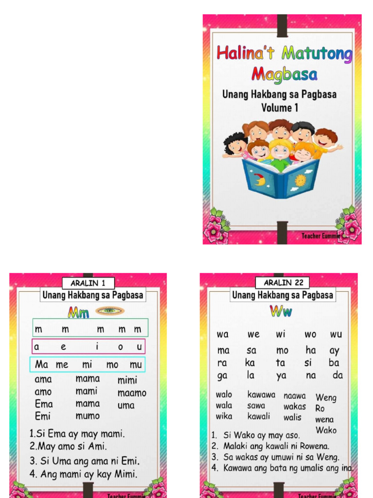 Unang Hakbang Sa Pagbasa | PDF