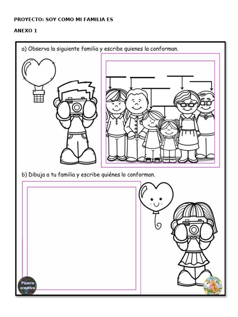 2° ANEXOS Soy Como Mi Familia Es | PDF