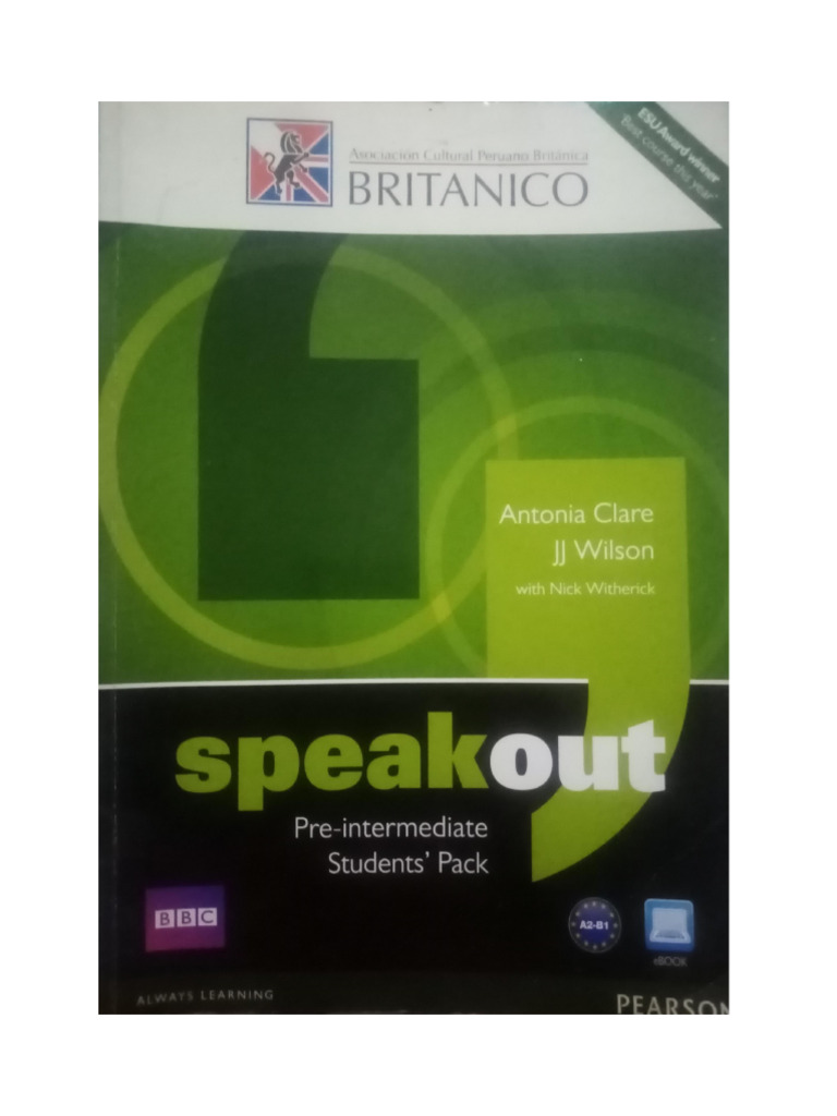 Speakout Pre-intermediate Student's Pack | PDF