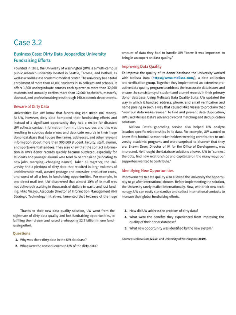 MIS Case 2 | PDF