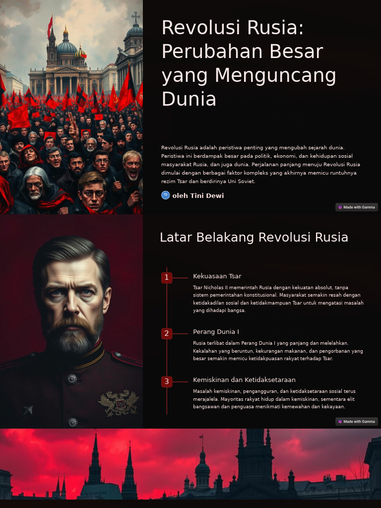 Revolusi Rusia Perubahan Besar Yang Menguncang Dunia | PDF