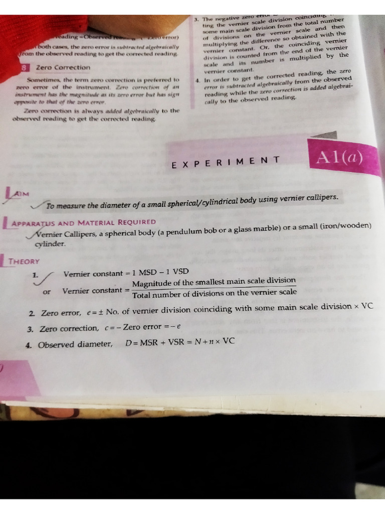 Physics Lab Manual EXPERIMENTS | PDF