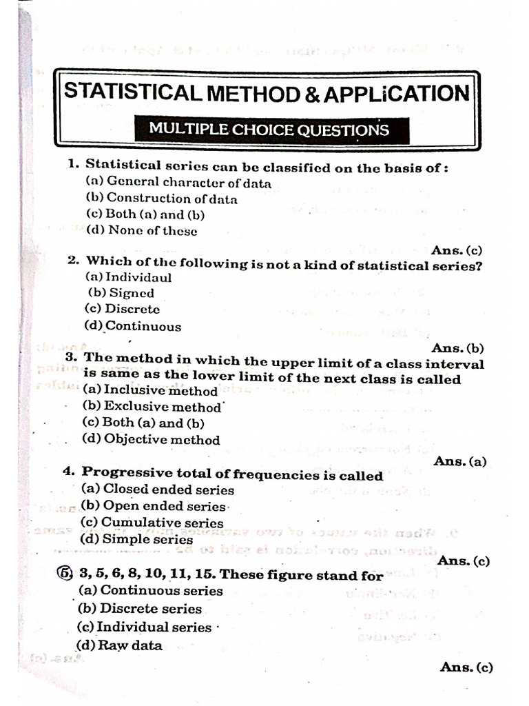 Maths Mcqs | PDF