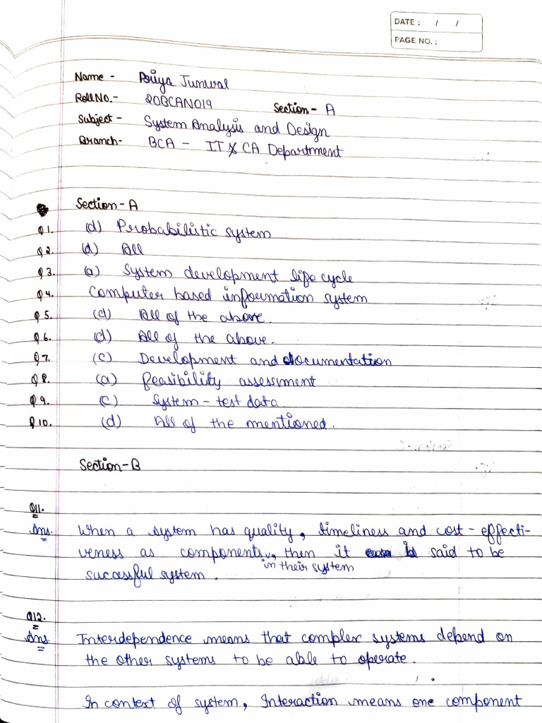 System Analysis and Design Assignment | PDF