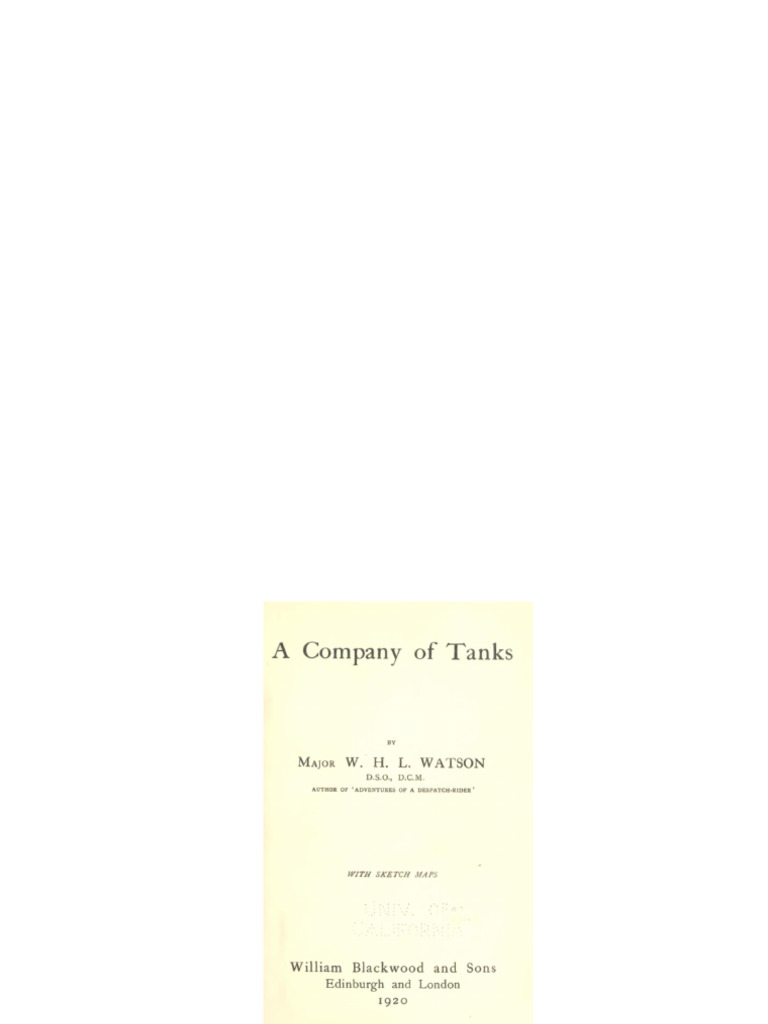 A Company of Tanks | PDF | Tanks | Battalion