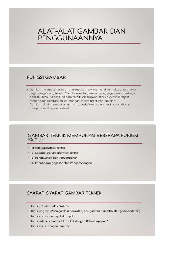 Gambar Teknik X TKR 3 | PDF