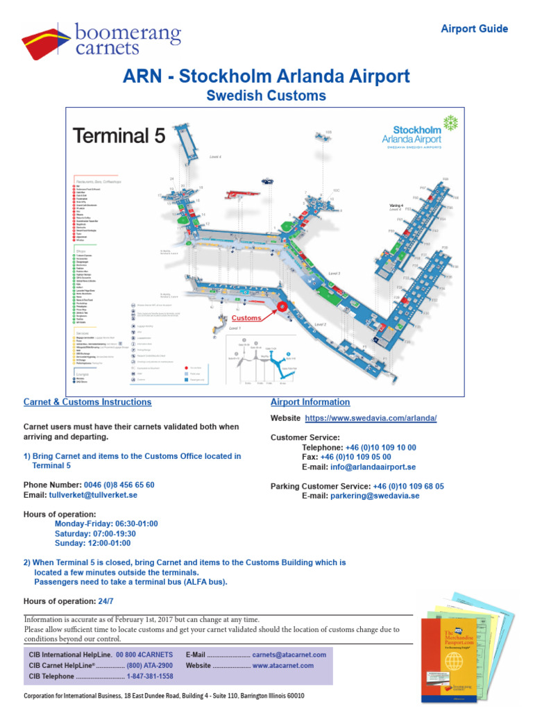 ARN Airport Map - US Version | PDF
