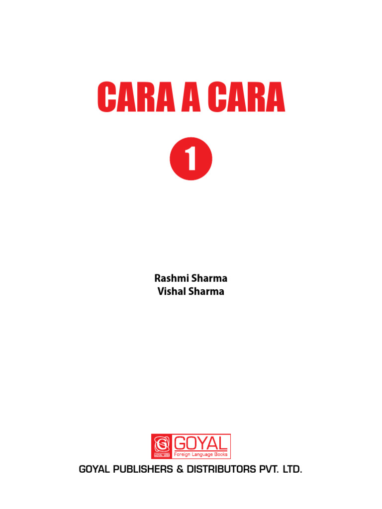 Introducción al Español: Cara a Cara | PDF | Lengua española | Color