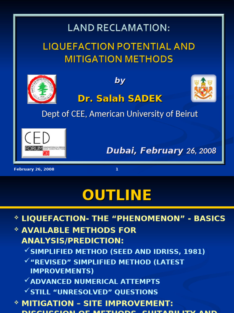 Presentation I - Dr. Sadek | PDF | Applied And Interdisciplinary ...