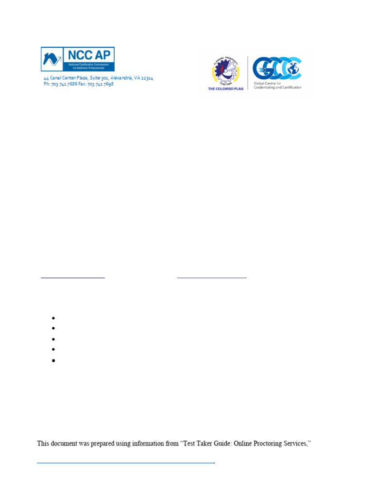 Finalised Remote Proctoring Exam Guidelines | PDF | Biometrics | Computing