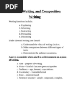 IGCSE English 0500 Journal Writing | PDF | Thought | Feeling